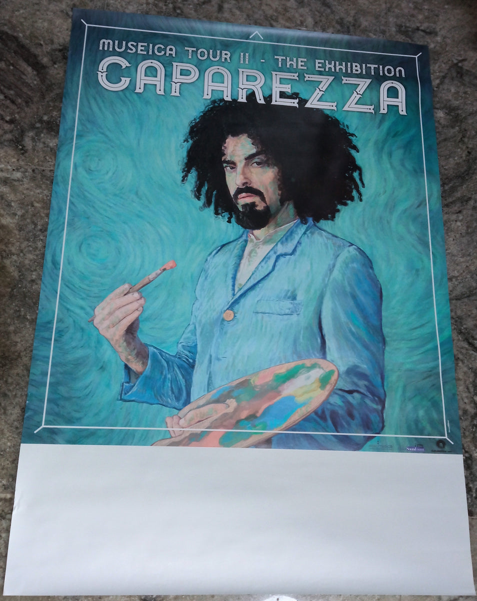 Caparezza | Poster / Manifesto - Museica Tour The Exhibition | Clinic ...